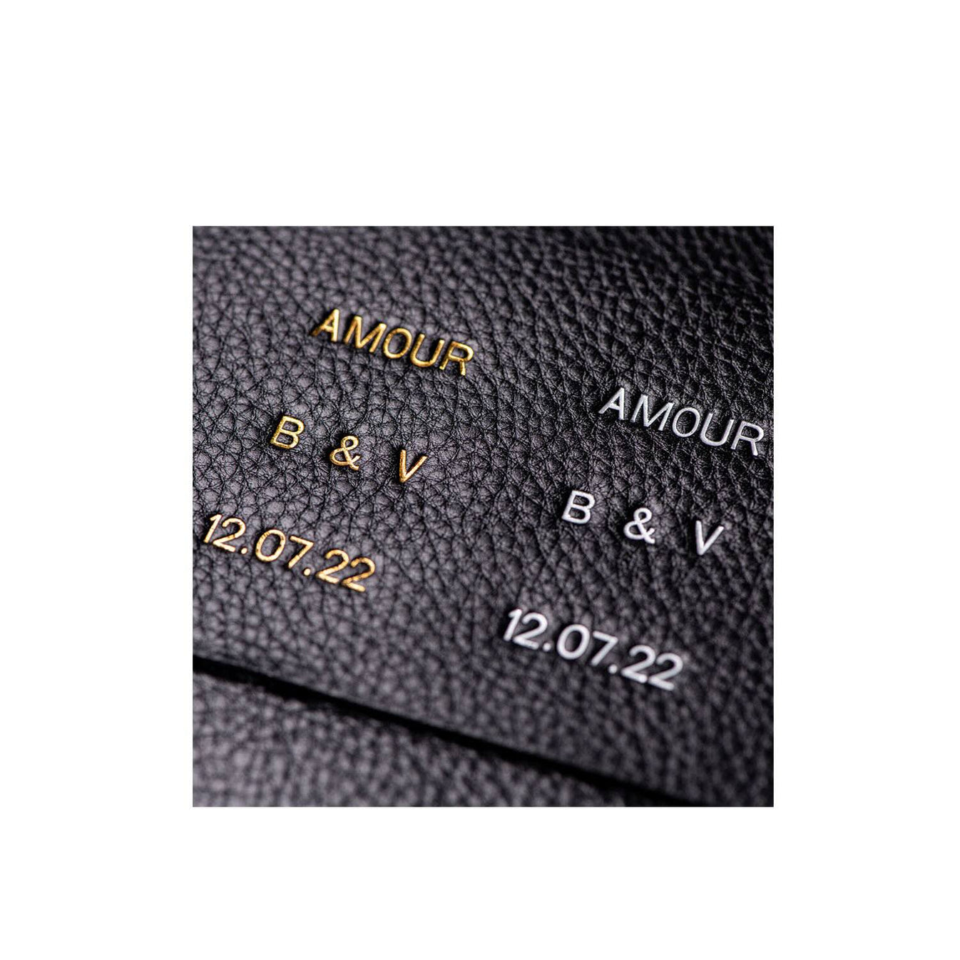 Designer leather pouch made in France. Leather workshop in Paris ...